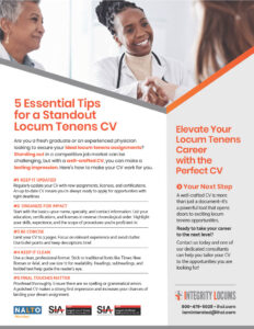 5 Essential Tips for a Standout Locum Tenens CV - Integrity Locums ...
